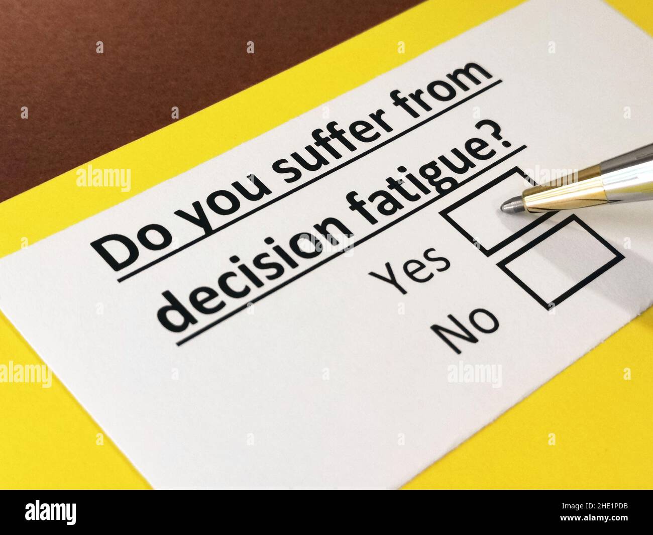 Decision fatigue hi-res stock photography and images - Alamy