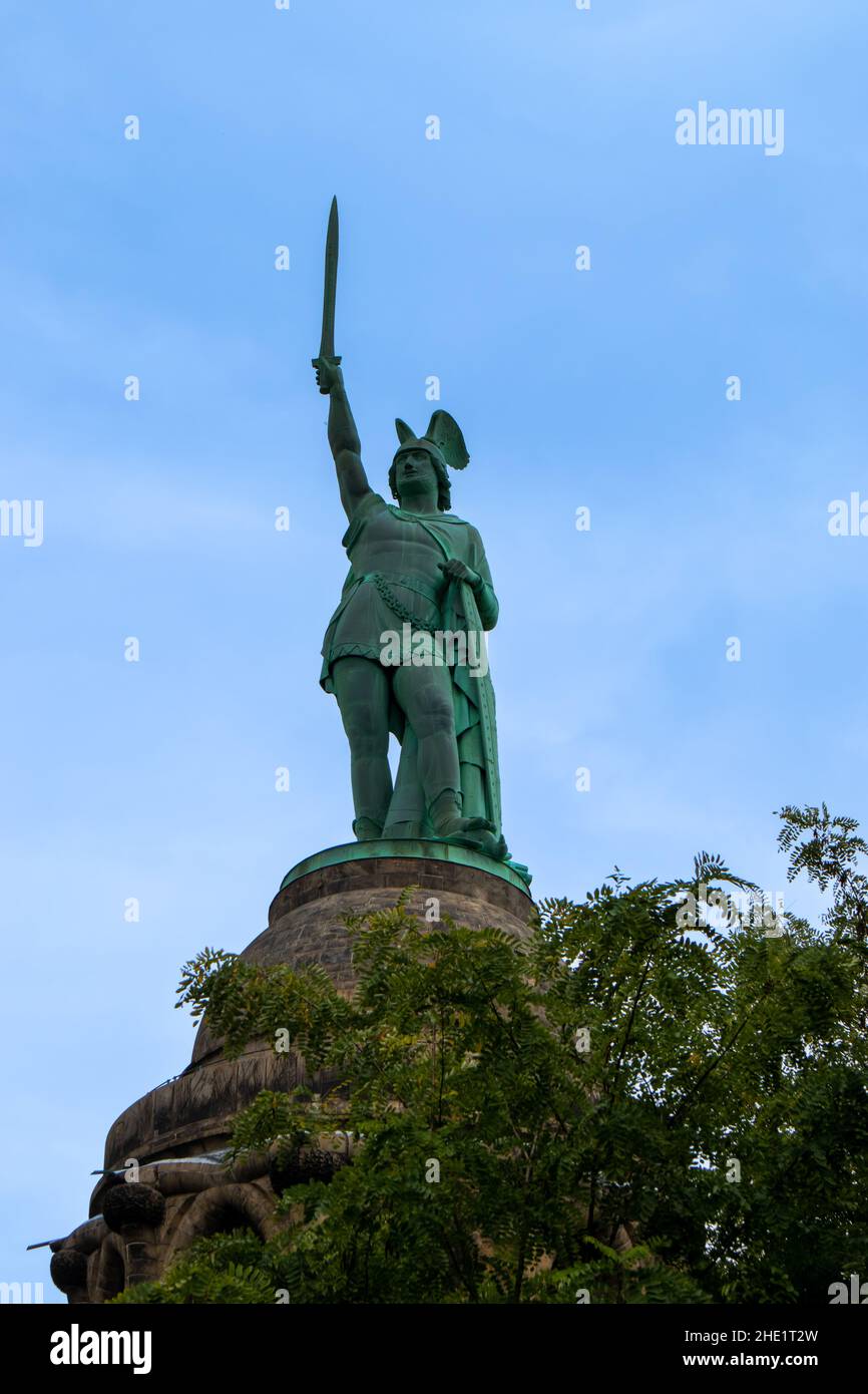 The Hermannsdenkmal,Hermanns Monument Detmold, Germany Stock Photo - Alamy