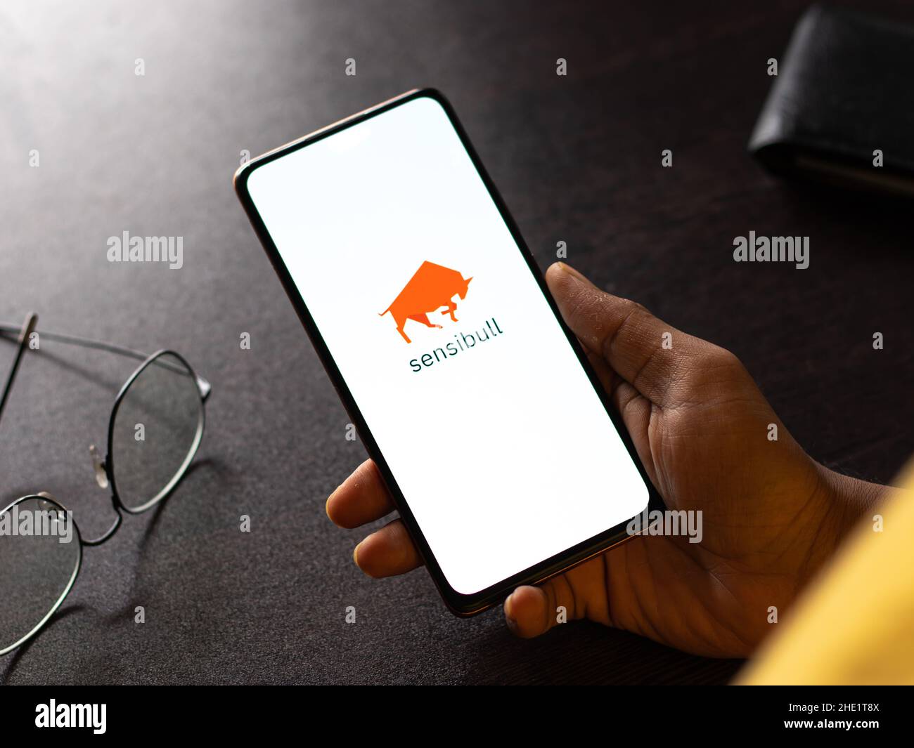 West Bangal, India - December 15, 2021 : Sensibull logo on phone screen ...