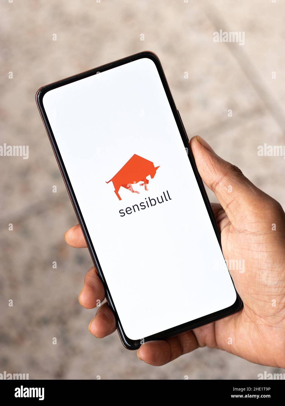 West Bangal, India - December 15, 2021 : Sensibull logo on phone screen ...
