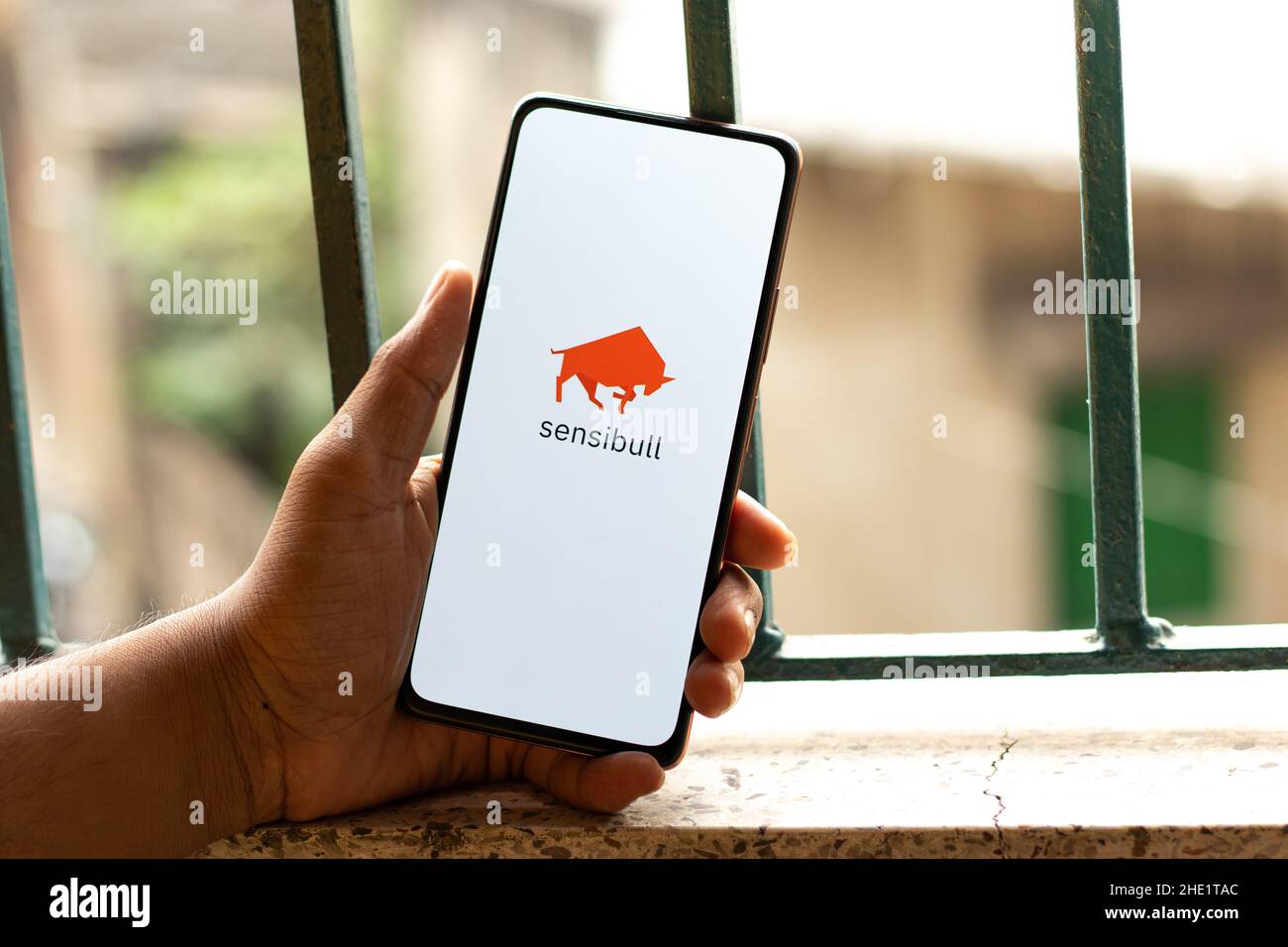 West Bangal, India - December 15, 2021 : Sensibull logo on phone screen ...