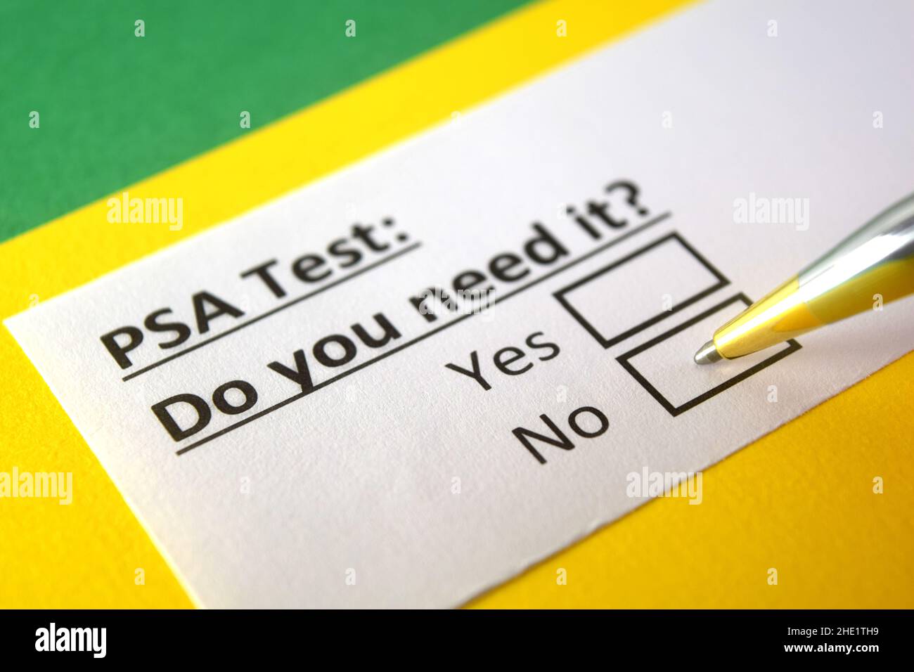 Psa test hi-res stock photography and images - Alamy