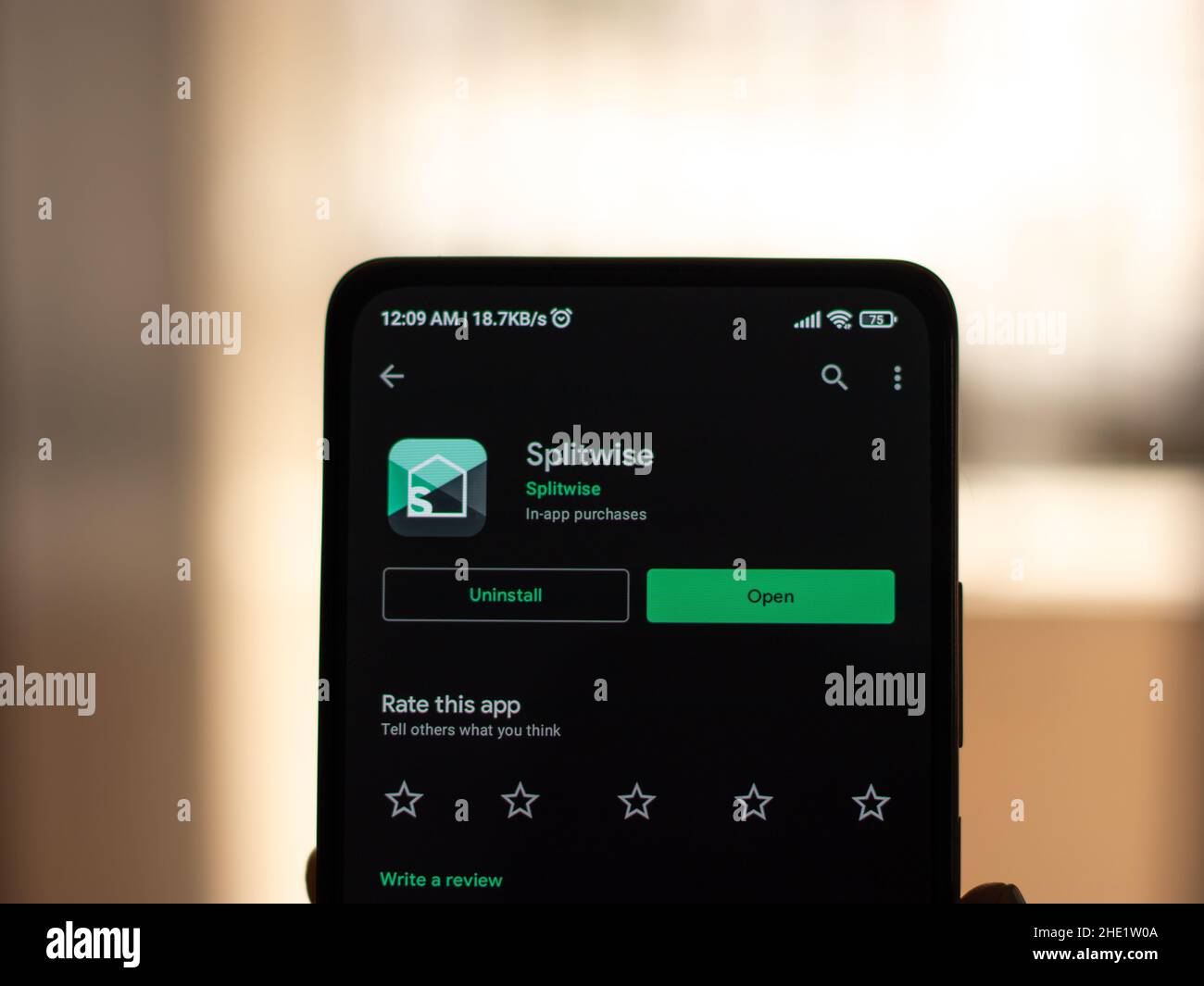 West Bangal, India - January 7, 2022 : Splitwise logo on phone screen ...
