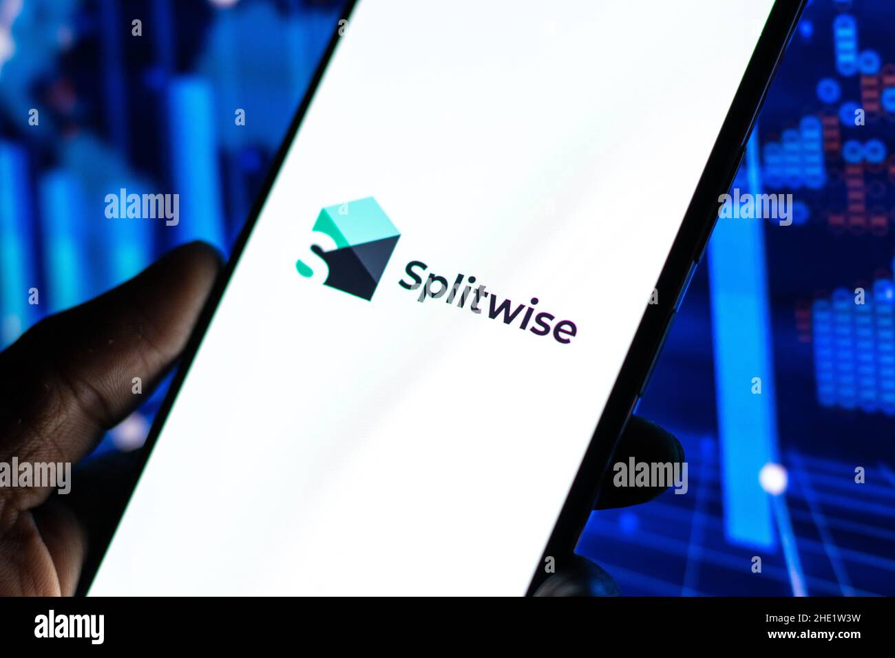 Splitwise on screen hi-res stock photography and images - Alamy