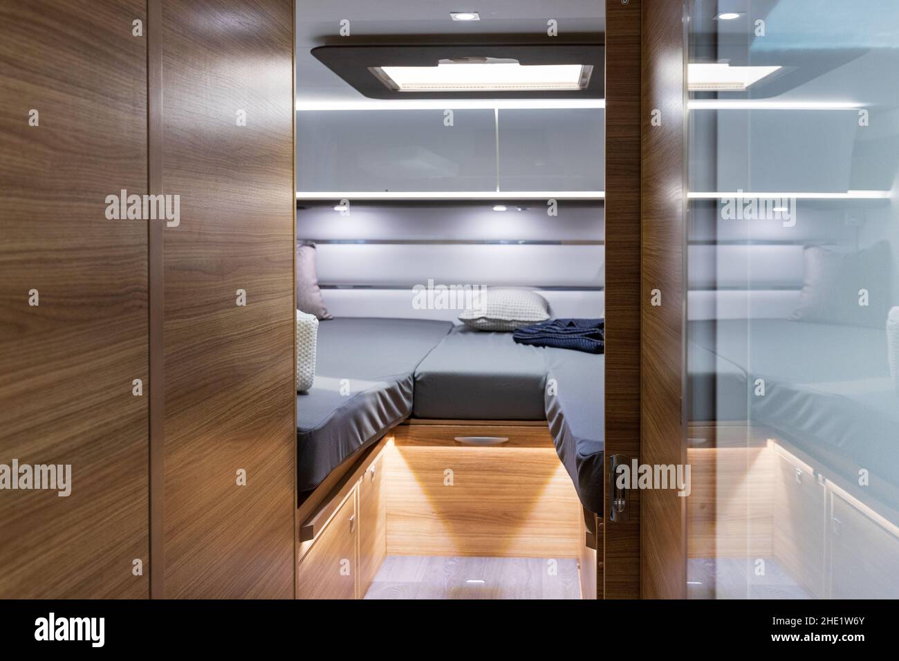 Inside caravan holiday view hi-res stock photography and images - Alamy