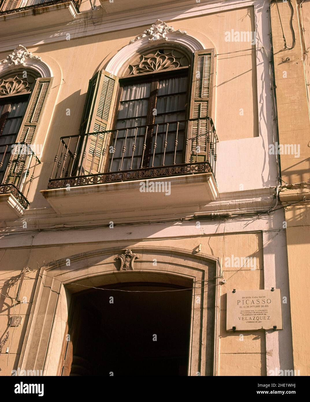 CASA DONDE NACIO PICASSO. Location: CASA DE PICASSO. Malaga. SPAIN ...