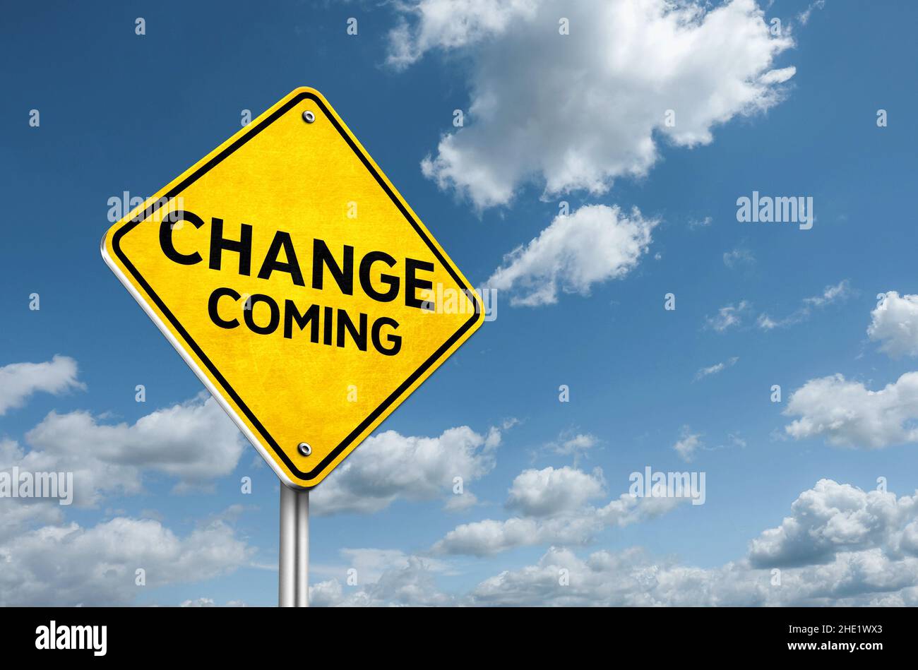 Change is coming hi-res stock photography and images - Alamy