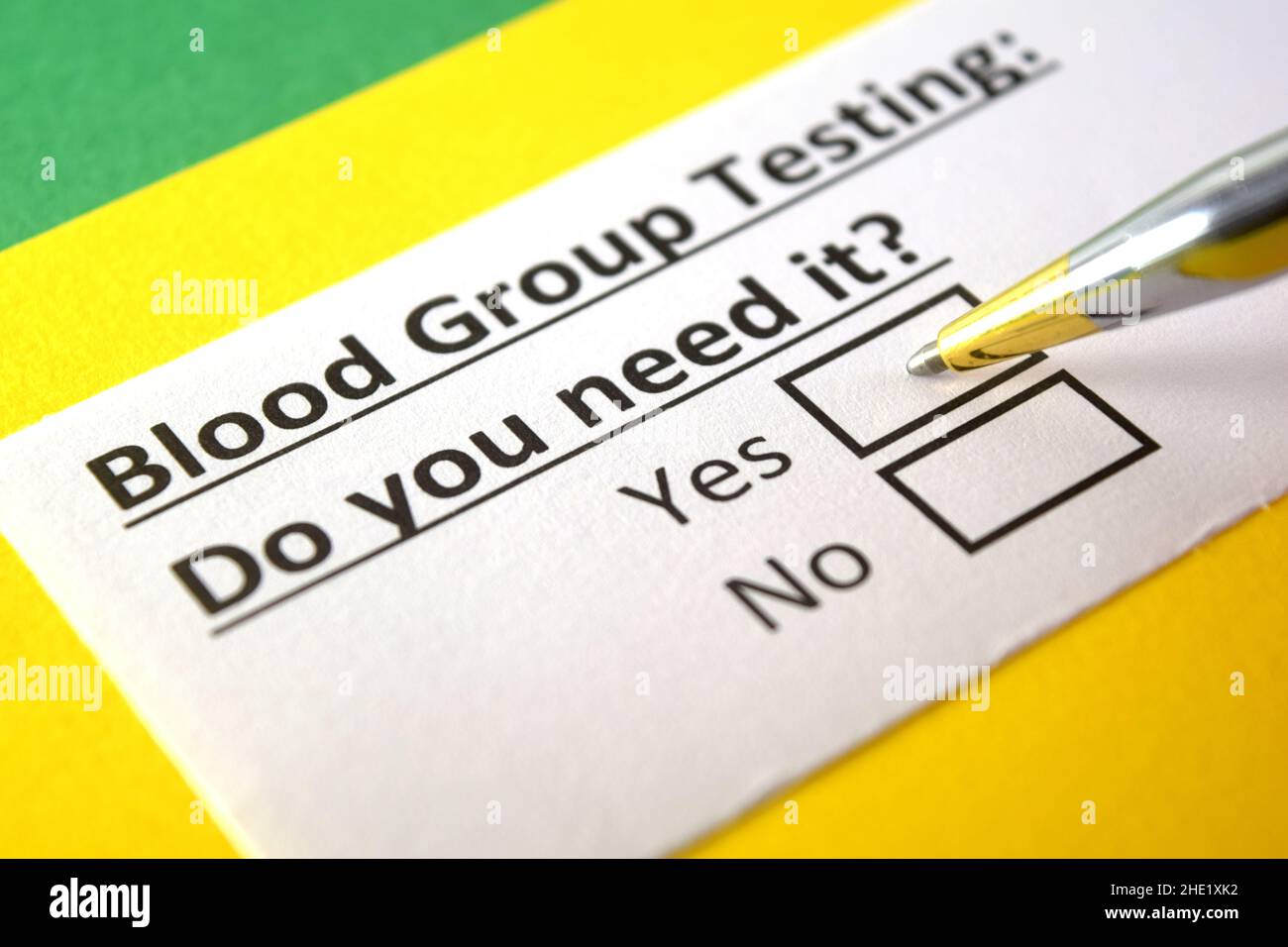 Blood group test hi-res stock photography and images - Alamy