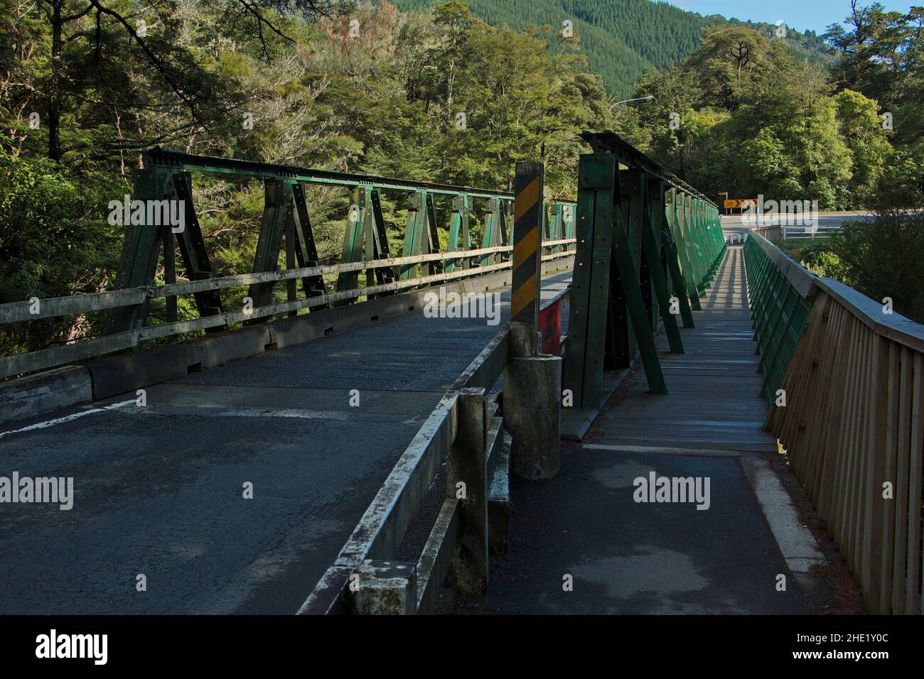 Pelorus Bridge in Pelorus Bridge Scenic Reserve,Marlborough Region on ...