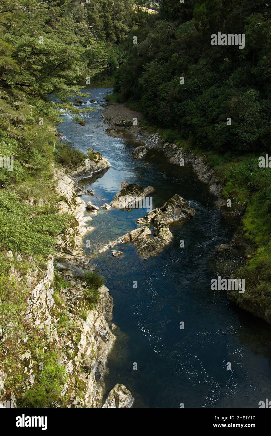 Pelorus River in Pelorus Bridge Scenic Reserve,Marlborough Region on ...