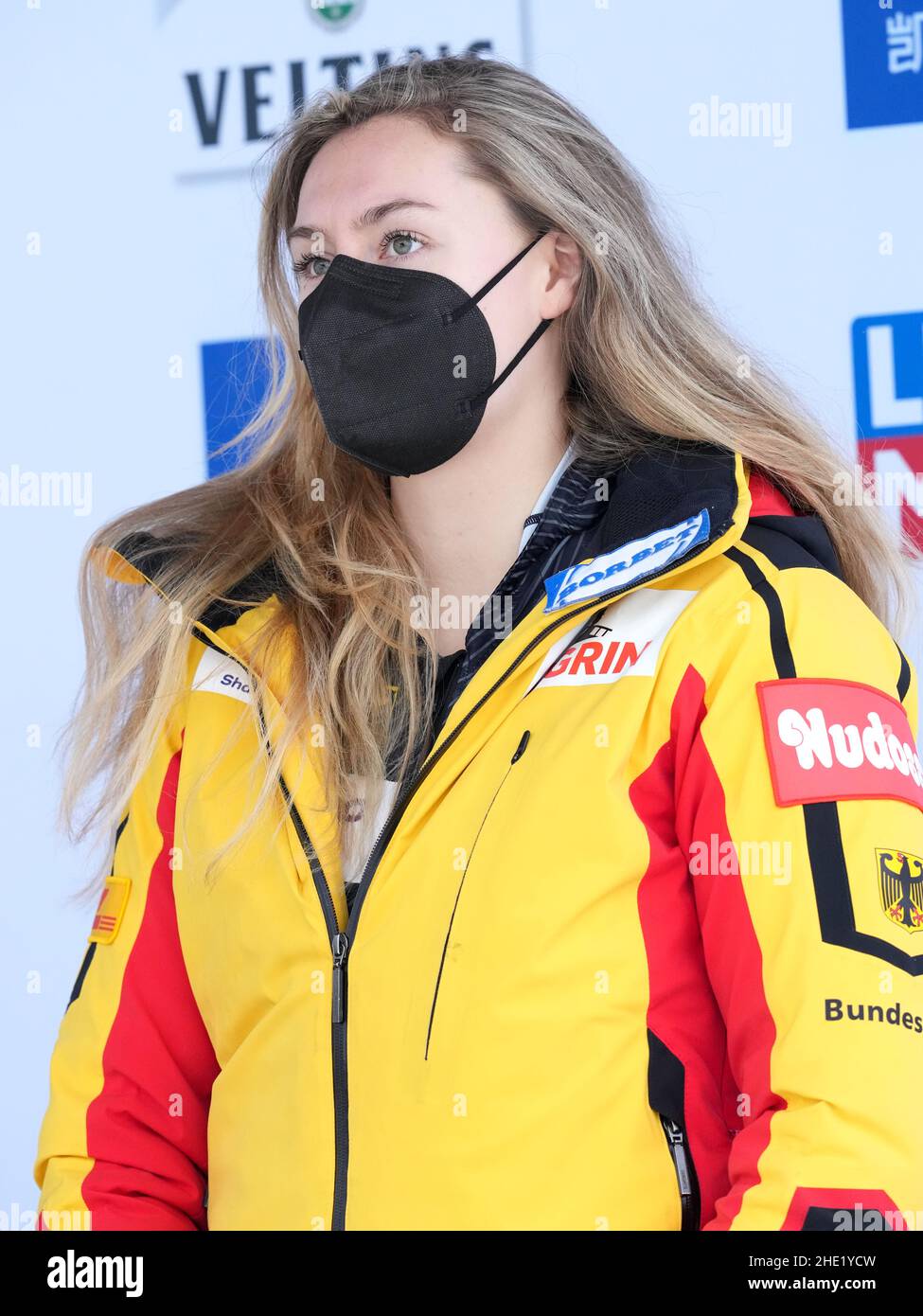 WINTERBERG, GERMANY - JANUARY 8: Laura Nolte of Germany celebrates ...