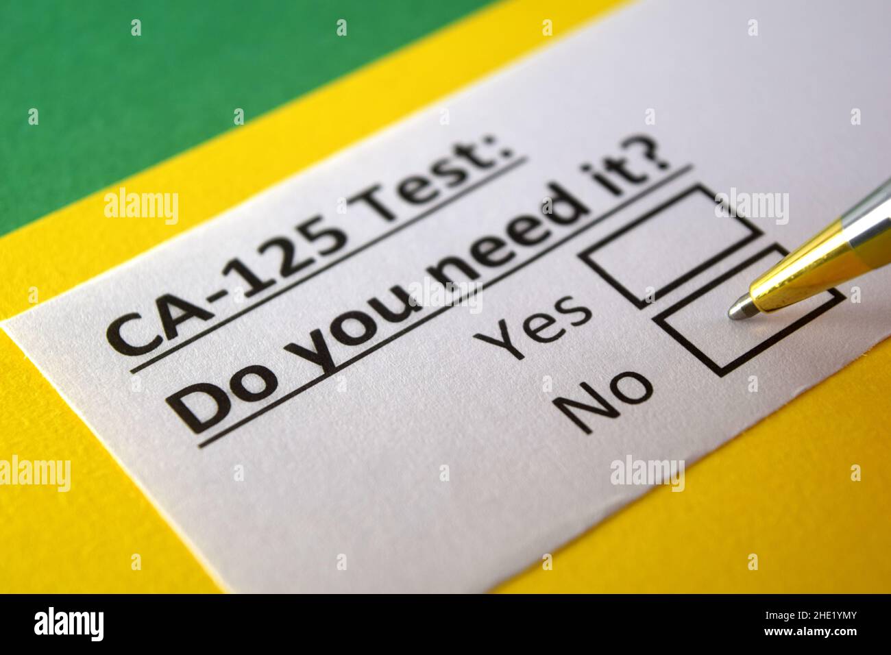 Ca 125 test hi-res stock photography and images - Alamy
