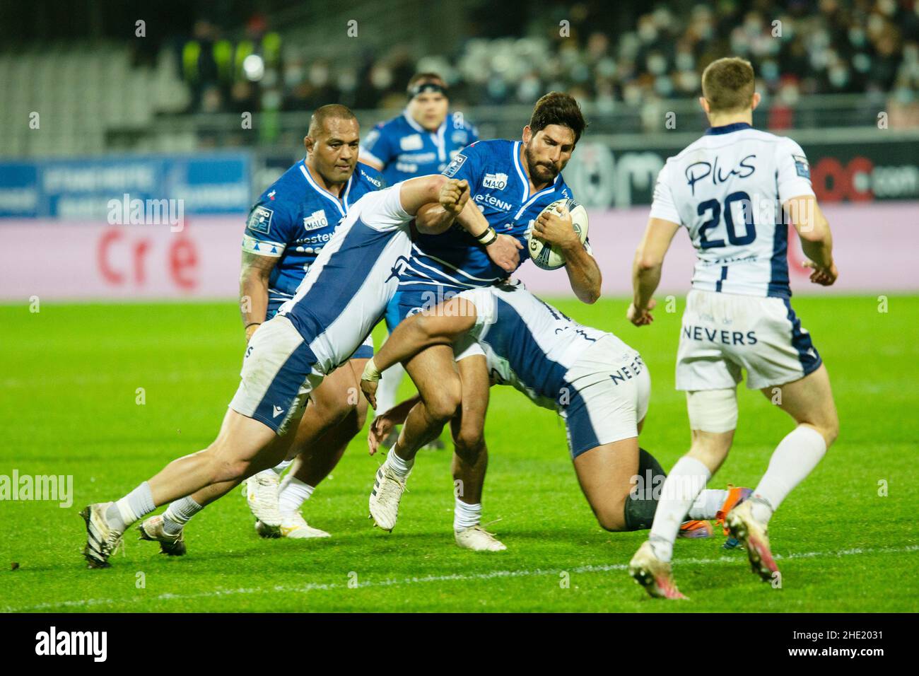 Rodrigo Bruni of Vannes during the French championship Pro D2 rugby ...