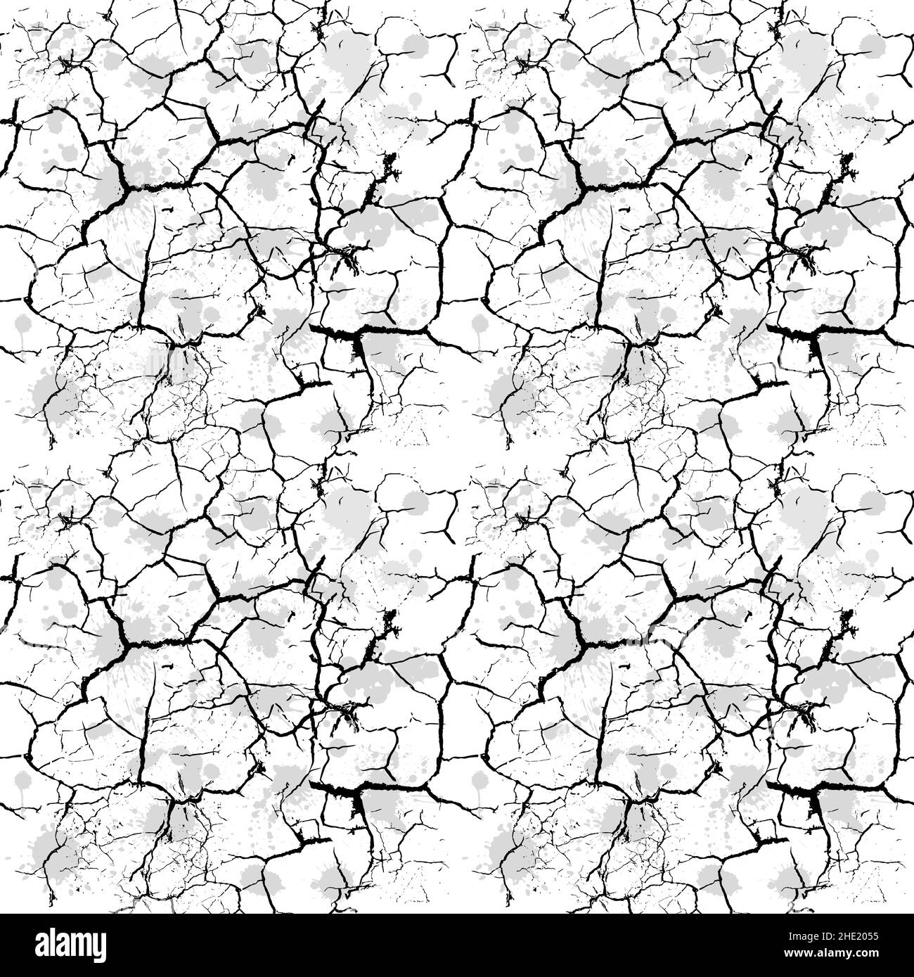 Crack seamless background. Vector illustration Stock Vector Image & Art ...