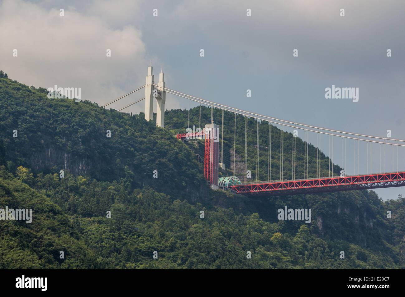 Aizhai suspension bridge in Hunan province, China Stock Photo - Alamy