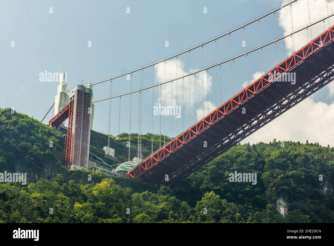 Aizhai suspension bridge in Hunan province, China Stock Photo - Alamy