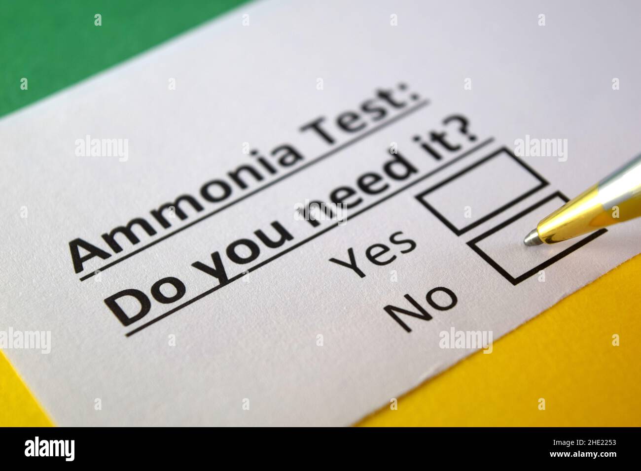 Ammonia test hi-res stock photography and images - Alamy
