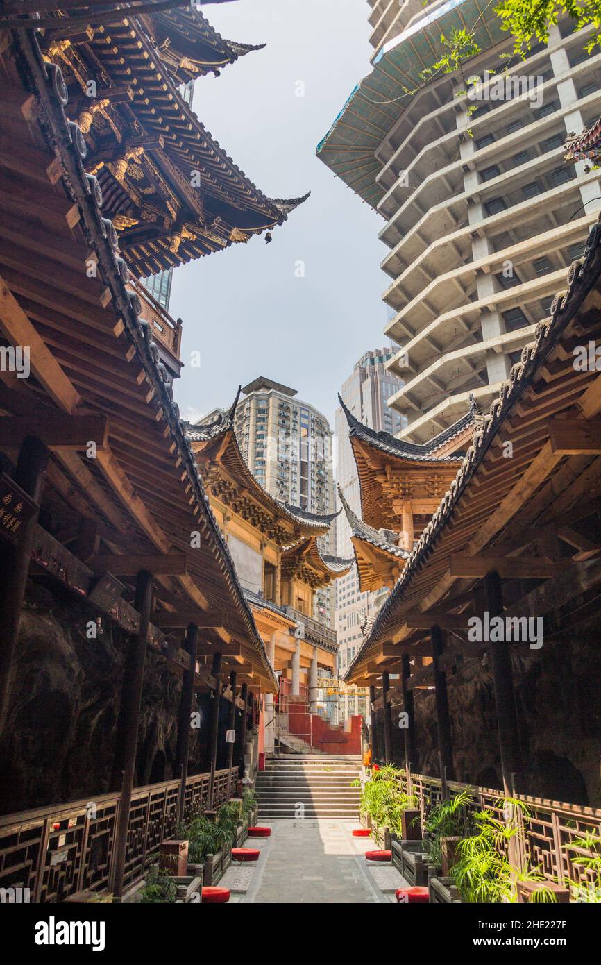 Asia china chongqing buddhist temple hi-res stock photography and ...