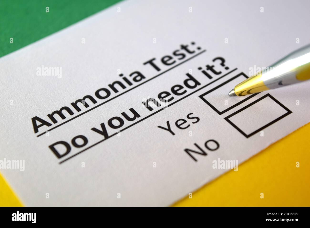 Ammonia test hi-res stock photography and images - Alamy