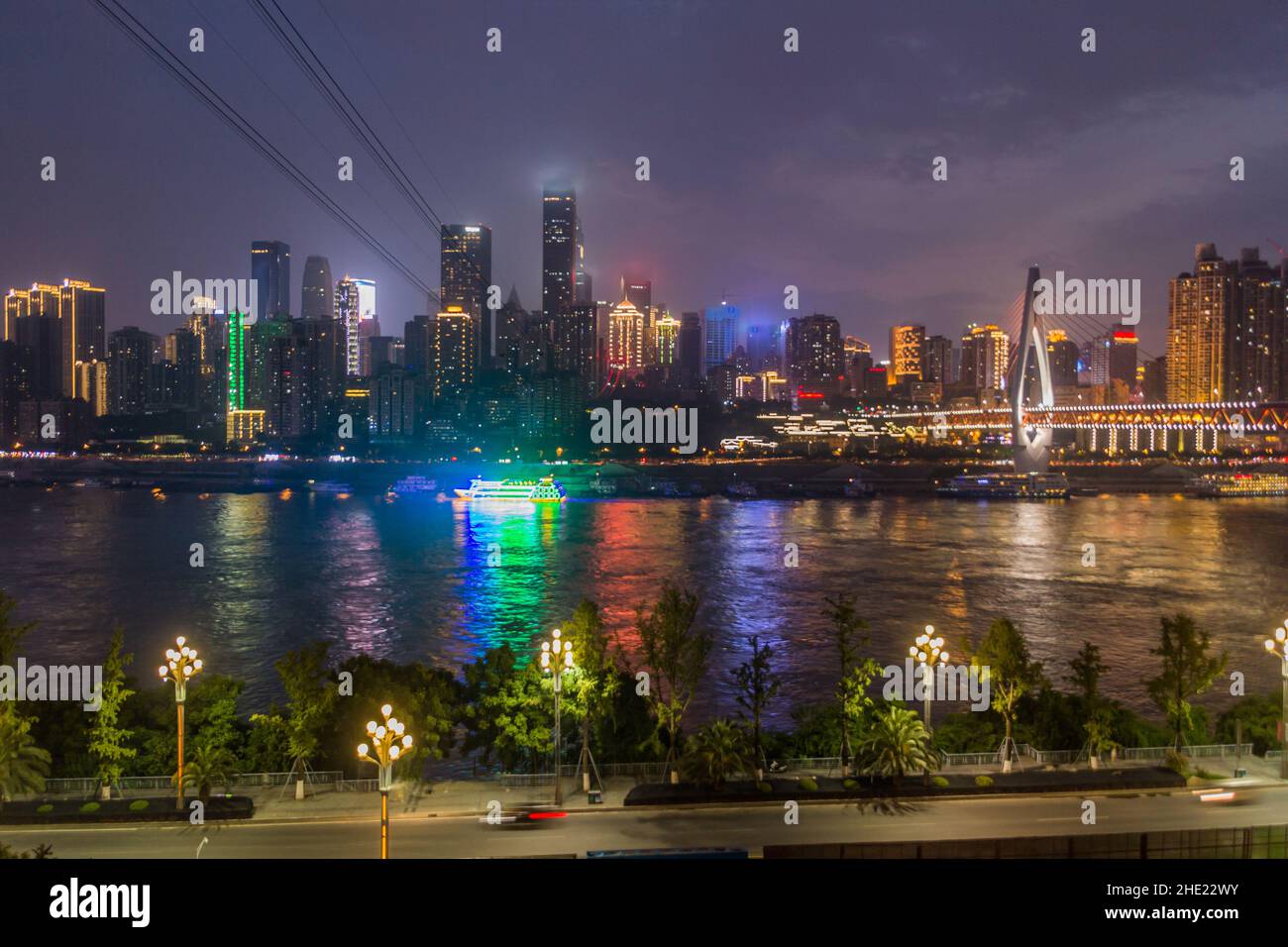 Skyline of Chongqing with Yangtze river, China Stock Photo - Alamy