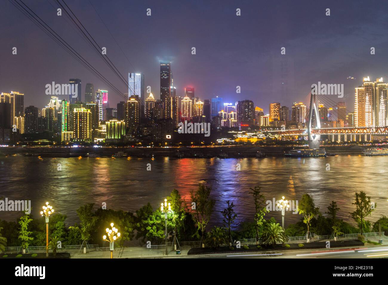 Skyline of Chongqing with Yangtze river, China Stock Photo - Alamy