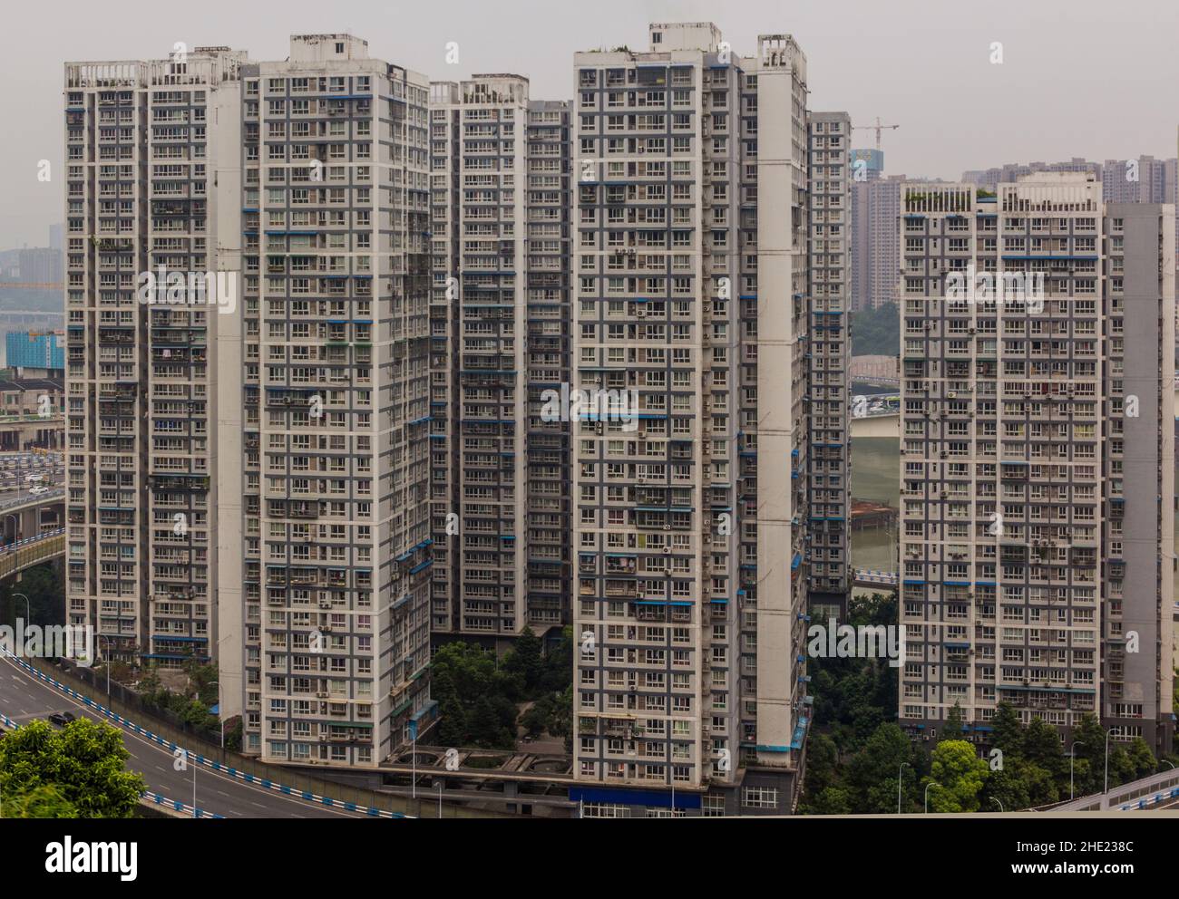 High rise residential buildings in Chongqing, China Stock Photo - Alamy