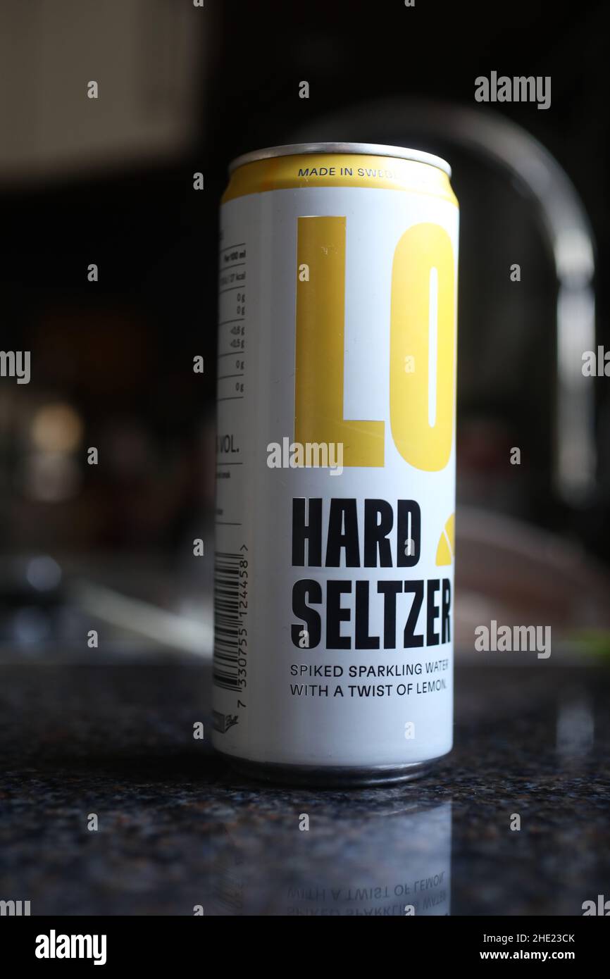 Hard seltzer, also spiked seltzer or hard sparkling water, is an ...