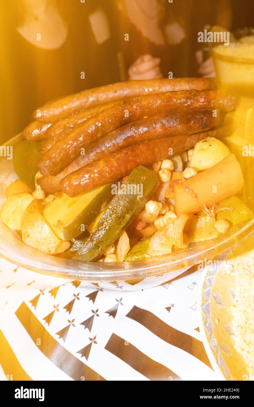 France, Brittany, Quevert, 2020-12-31. New Year's Eve party, or Saint ...