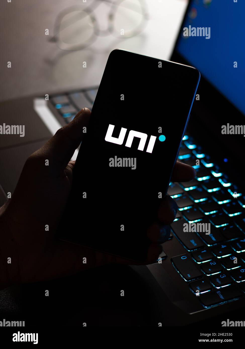 Uni card logo hi-res stock photography and images - Alamy