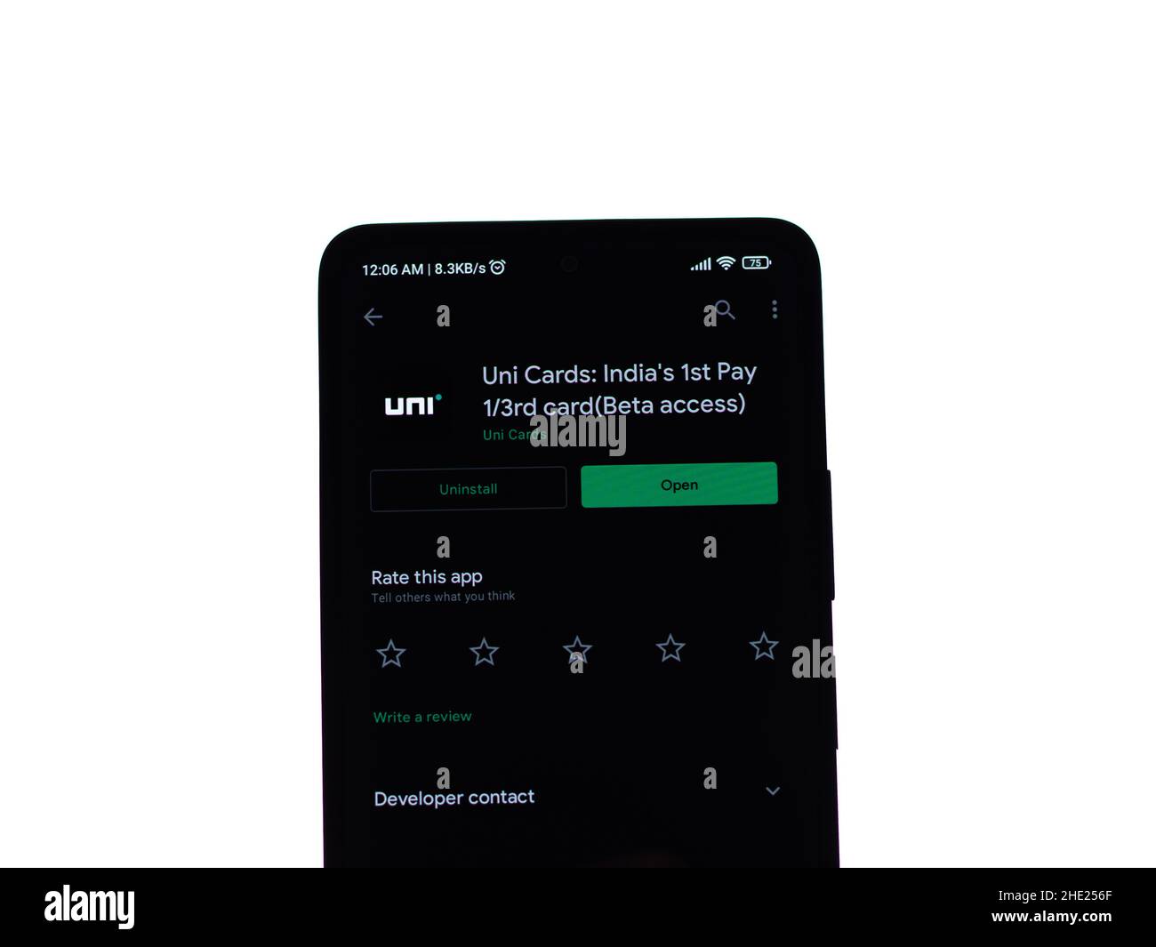 Uni card logo hi-res stock photography and images - Alamy