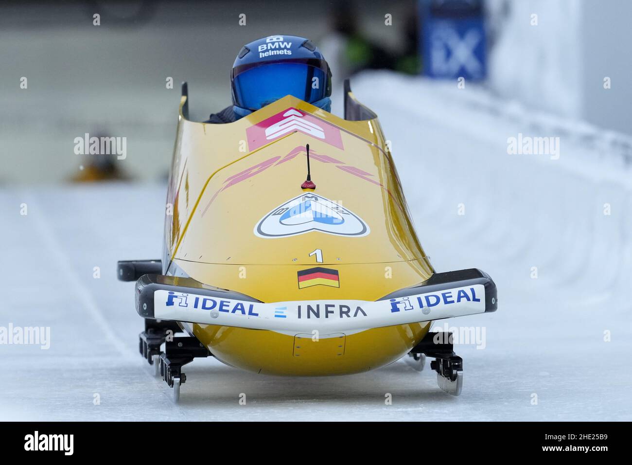 WINTERBERG, GERMANY - JANUARY 8: Francesco Friedrich and Alexander ...