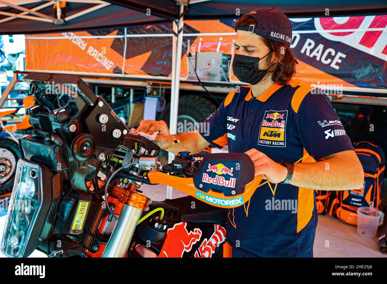 KTM Factory team mechanic, mecanicien during the Rest Day of the Dakar ...