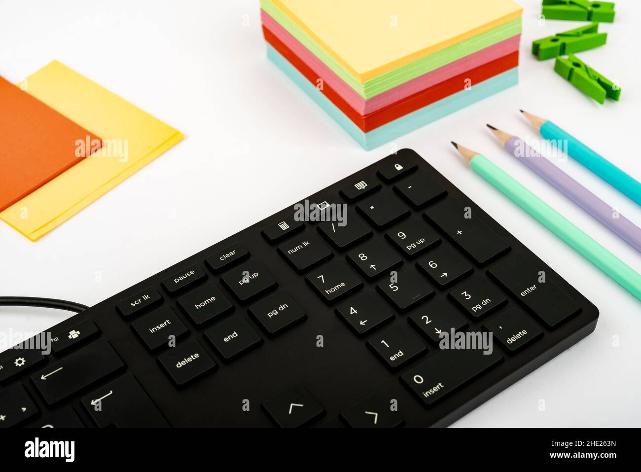 Computer Keyboard And Symbol.Information Medium For Communication ...