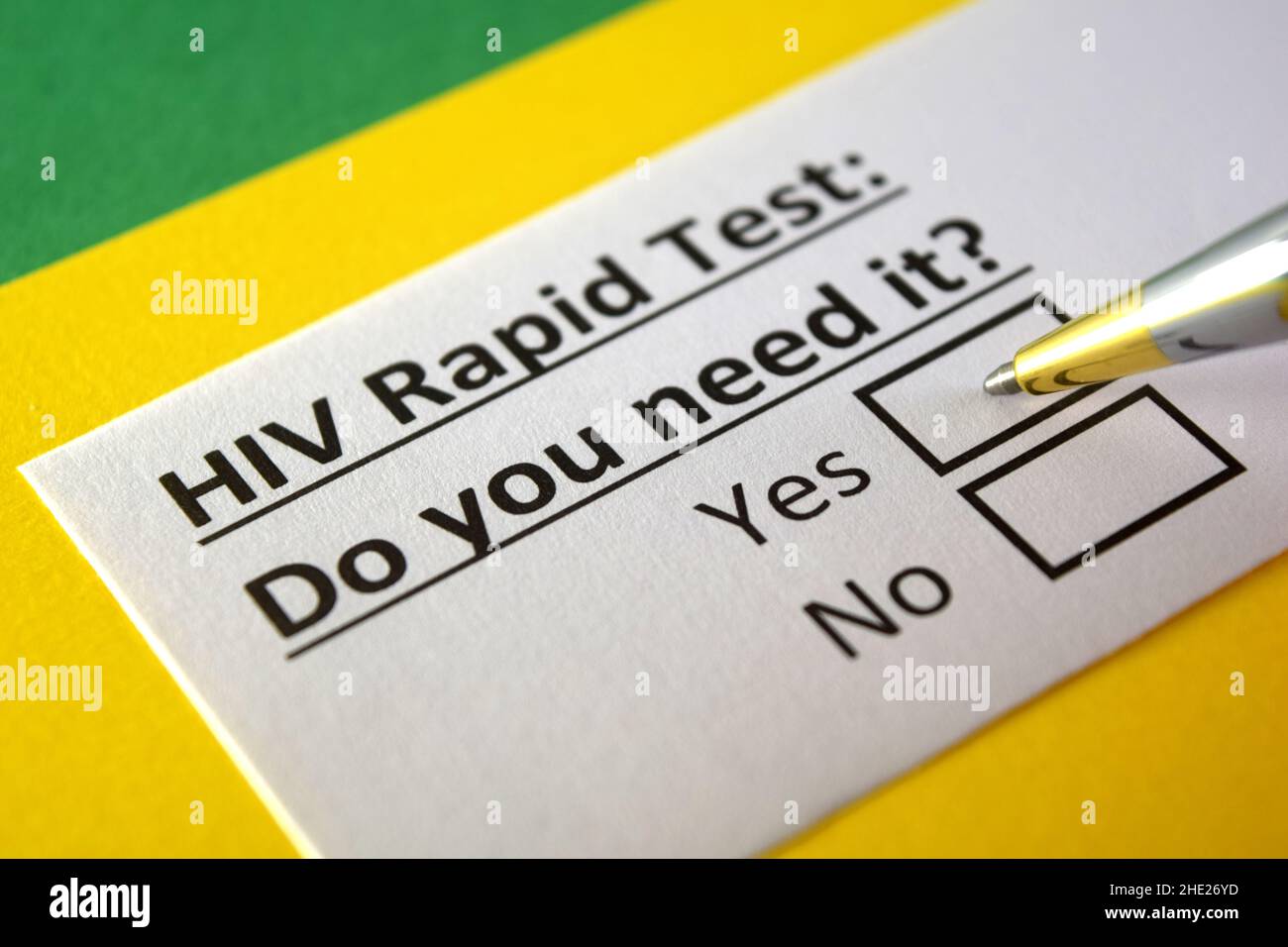 Hiv rapid test hi-res stock photography and images - Alamy
