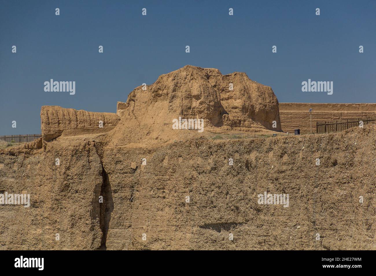 First Beacon Taolai River Beacon Tower of the Great Wall near Jiayuguan ...