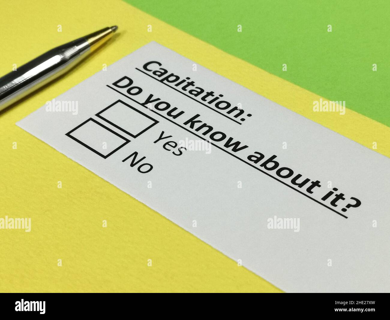 Capitation hi-res stock photography and images - Alamy