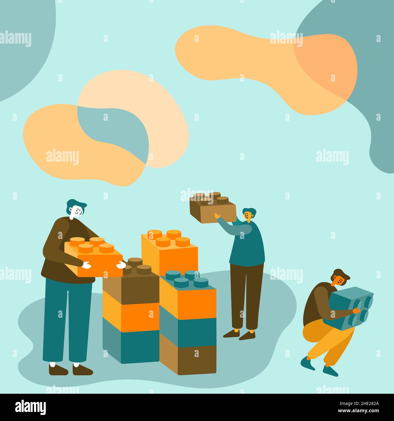 Sign displaying teamwork internet Stock Vector Images - Alamy