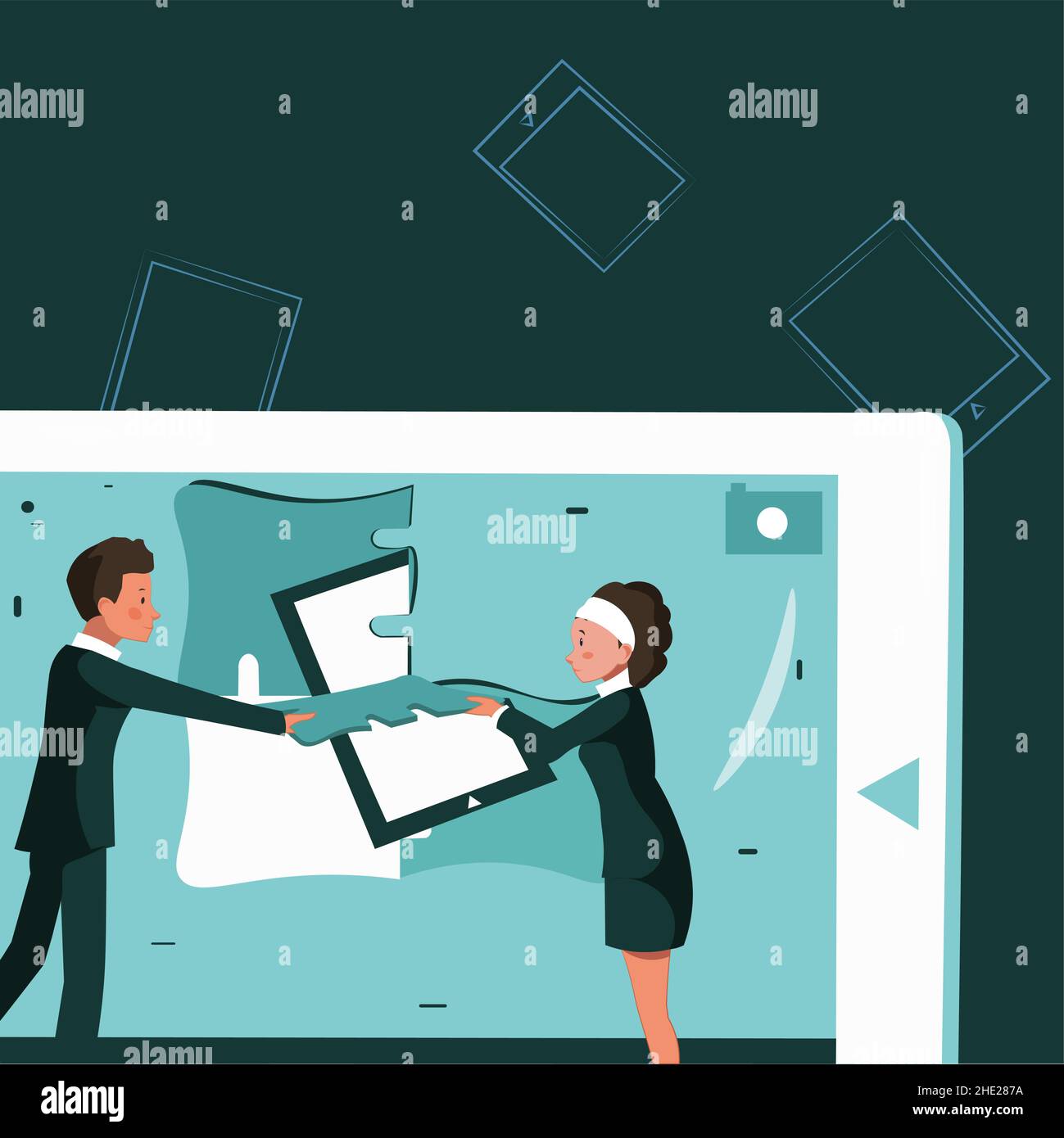 Colleagues Building New Project Plans Presenting Latest Ideas Defining ...