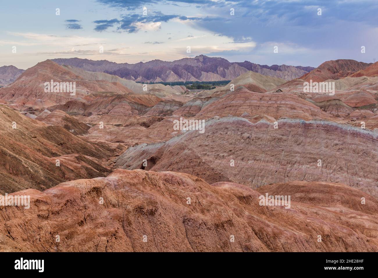 Rainbow mountains of Zhangye Danxia National Geopark, Gansu Province ...