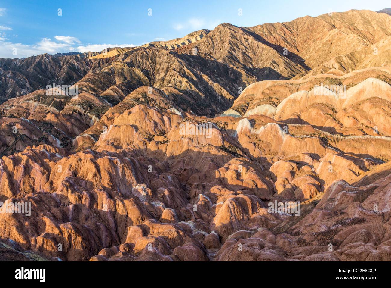 Colorful rainbow mountains of Zhangye Danxia National Geopark, Gansu ...