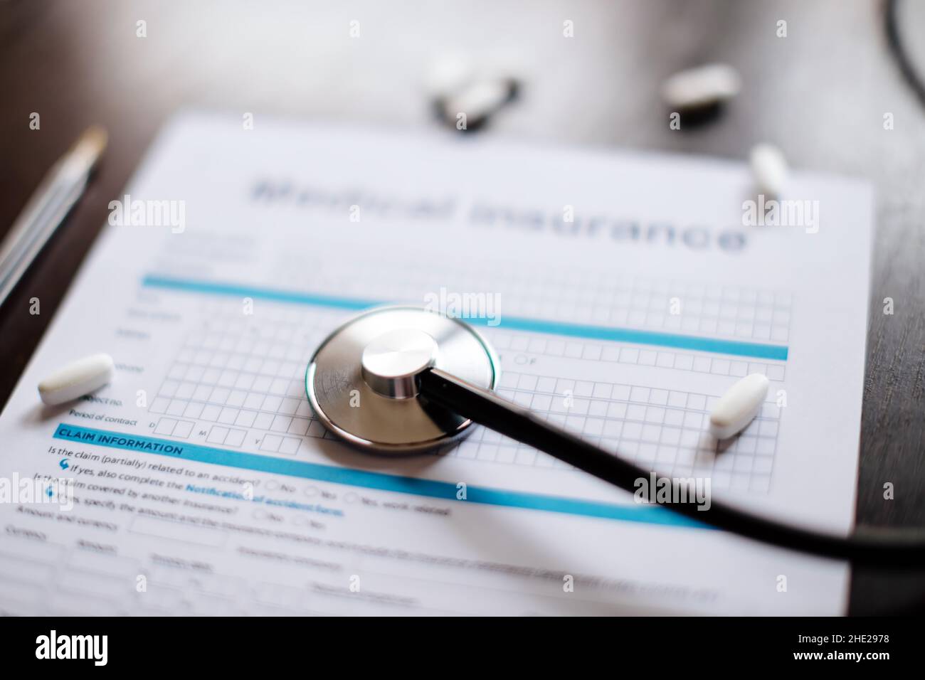 medical insurance background Stock Photo - Alamy