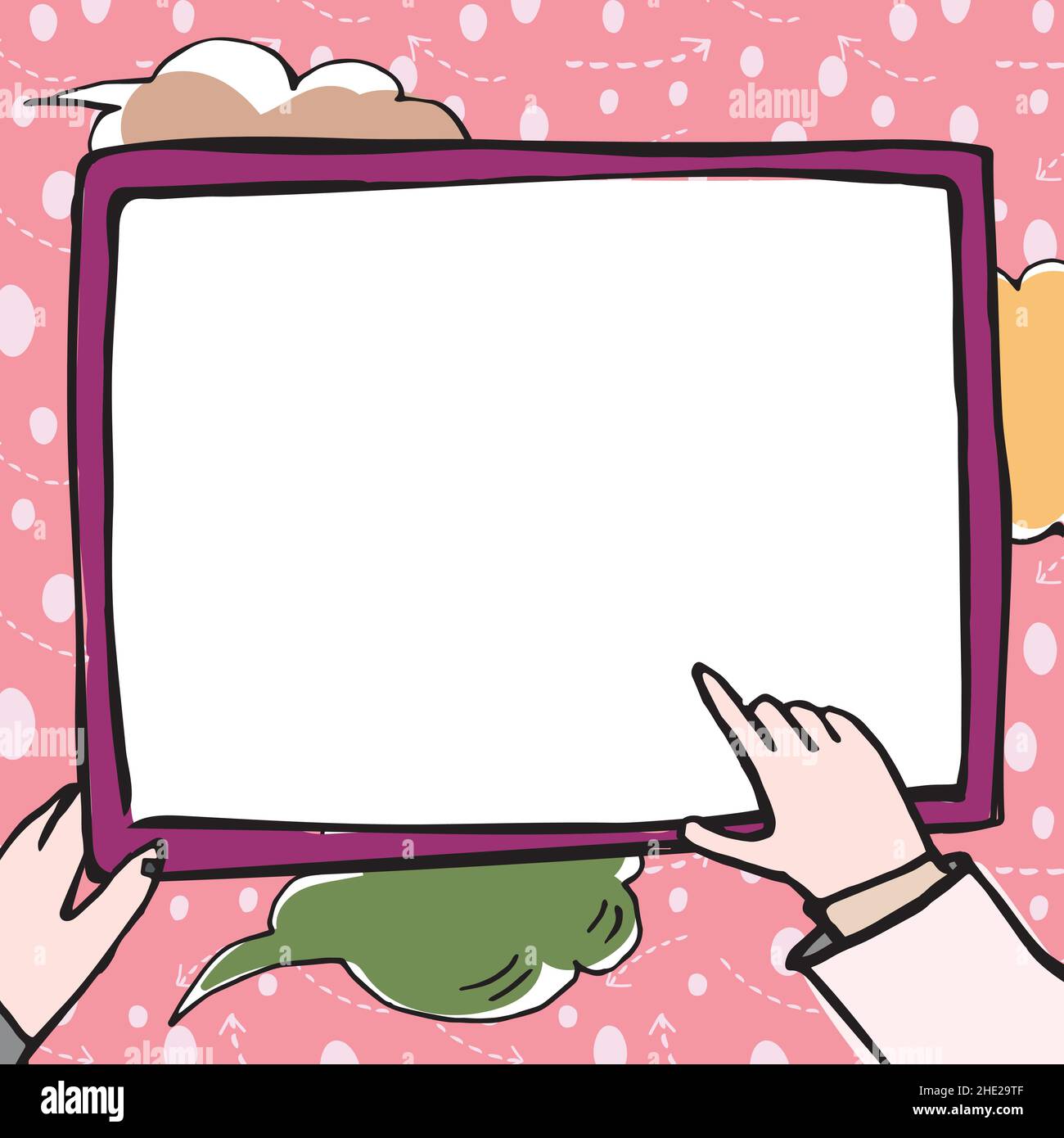 Human hand displaying new Stock Vector Images - Alamy