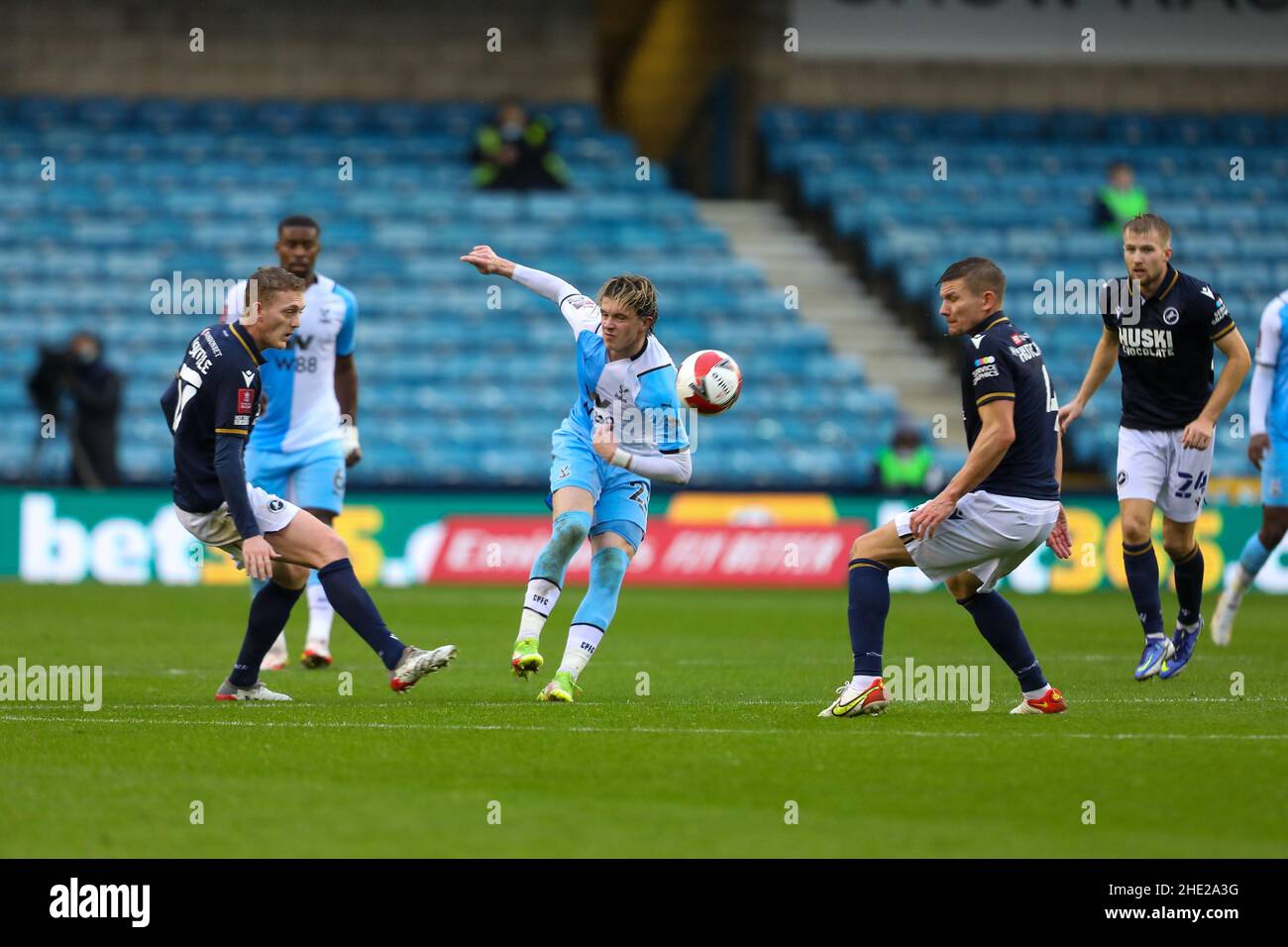 London, UK. 8th Jan 2022, 8th January 2022: The Den, Millwall, London ...