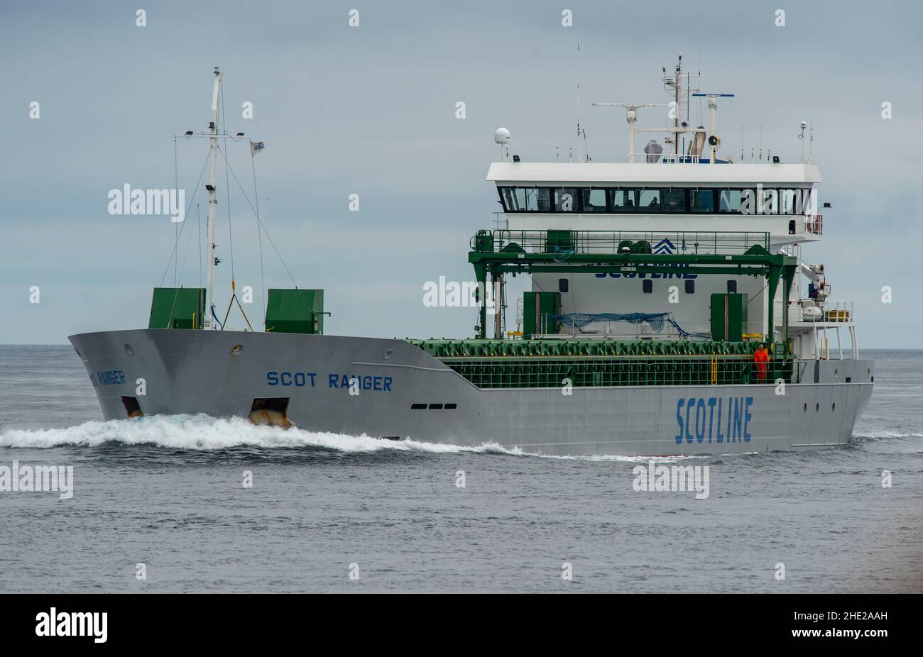 Scott ranger, cargo boat Stock Photo - Alamy