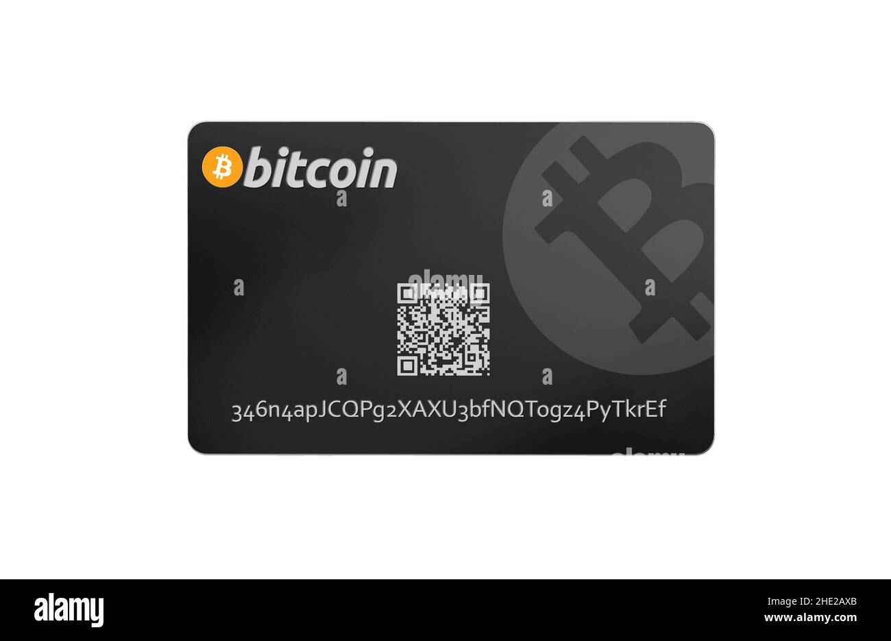Bitcoin credit card , golden coins Stock Photo - Alamy