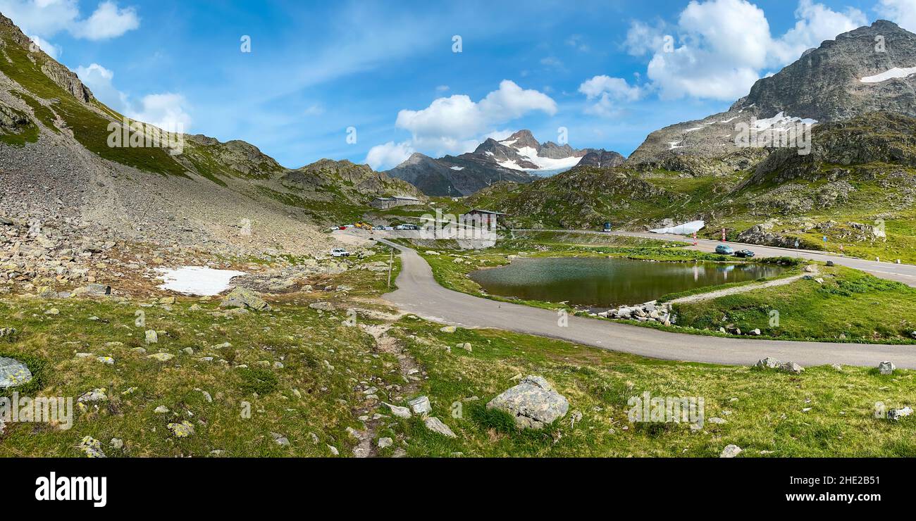Sustenppass, Switzerland - August 13, 2021: The Susten Pass (2224 m ...