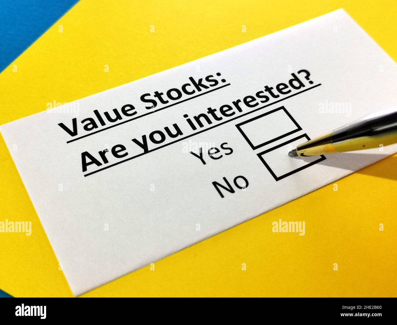 Value stocks hi-res stock photography and images - Alamy