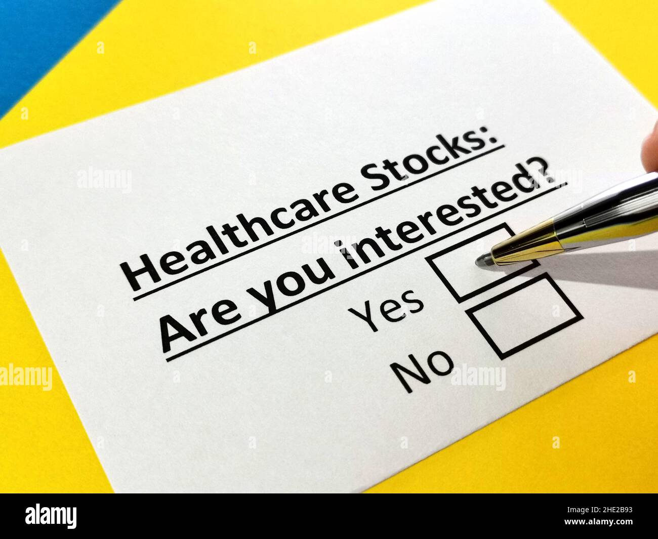 Healthcare stocks hi-res stock photography and images - Alamy