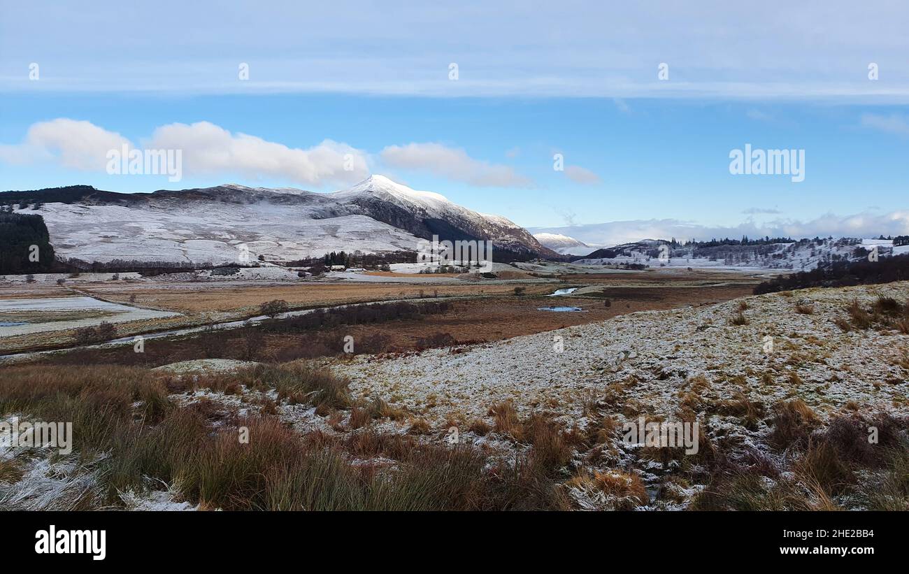 Winter scene in Scottish Highlands Stock Photo - Alamy