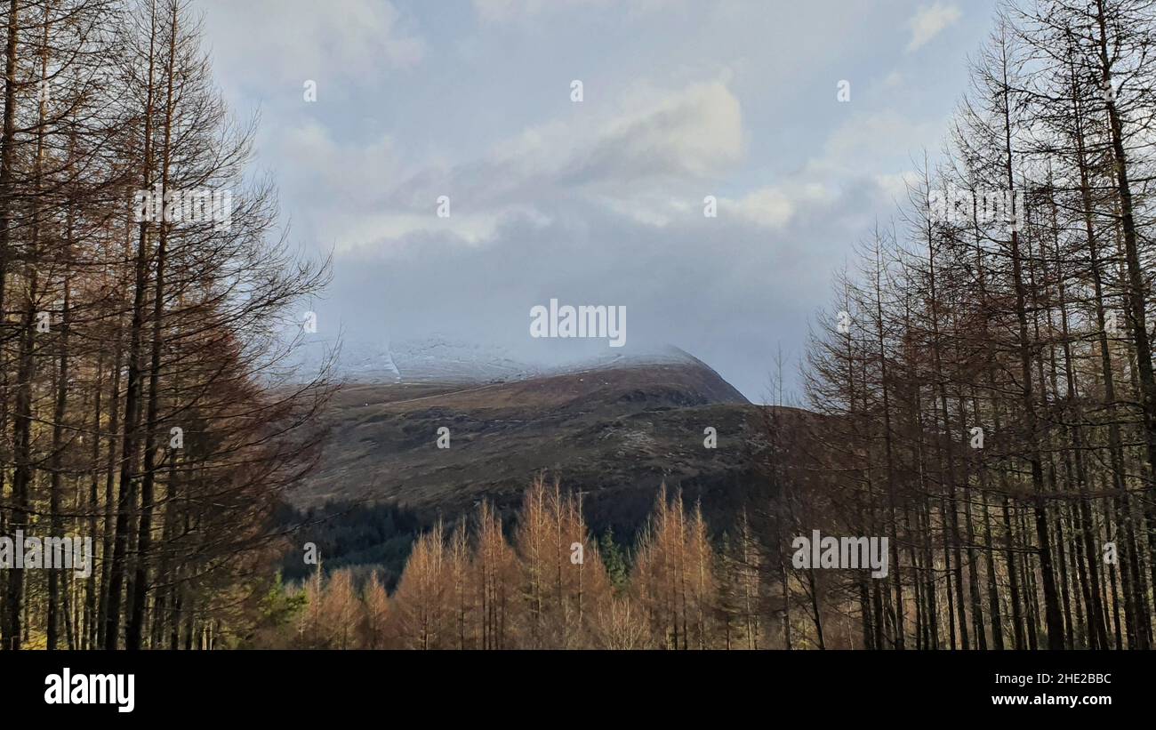 Winter scene in Scottish Highlands Stock Photo - Alamy